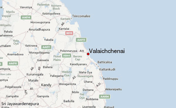 Valaichchenai Weather Forecast