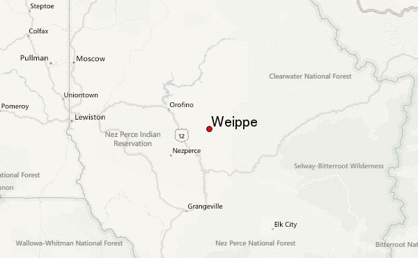 Weippe Weather Forecast