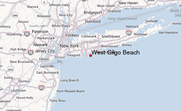 New York Beach Map