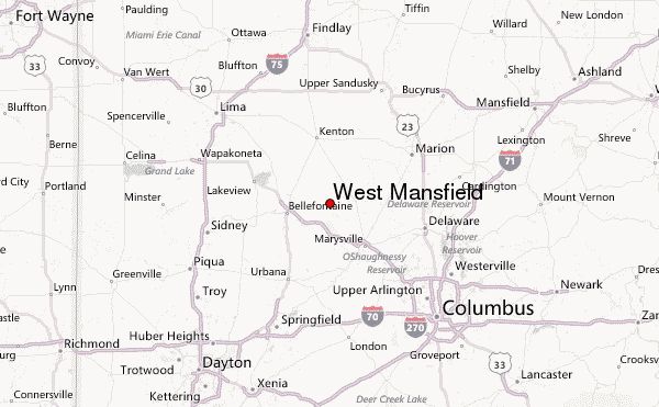 West Mansfield Weather Forecast