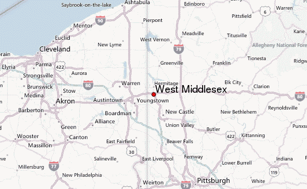 West Middlesex Weather Forecast