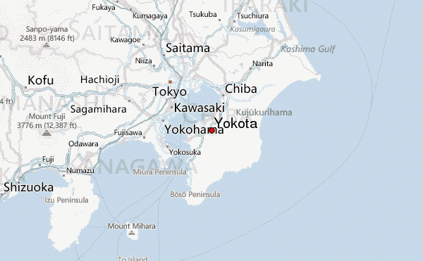 Japan Map Yokota