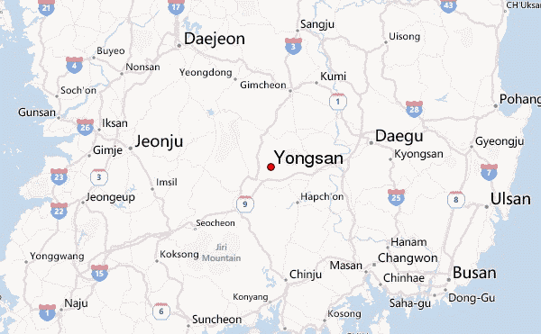 Yongsan South Korea Map