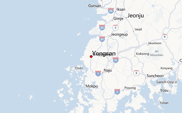 Yongsan South Korea Map