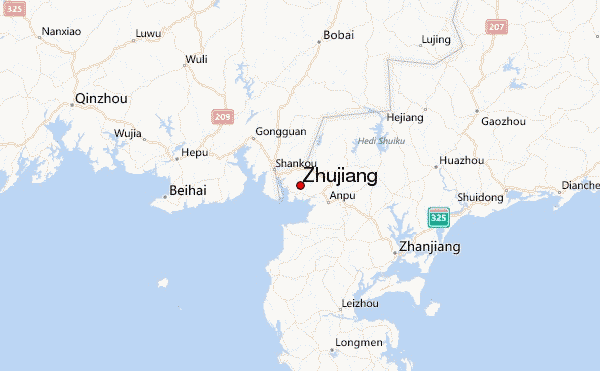 Zhujiang, China, Guangdong Province Weather Forecast