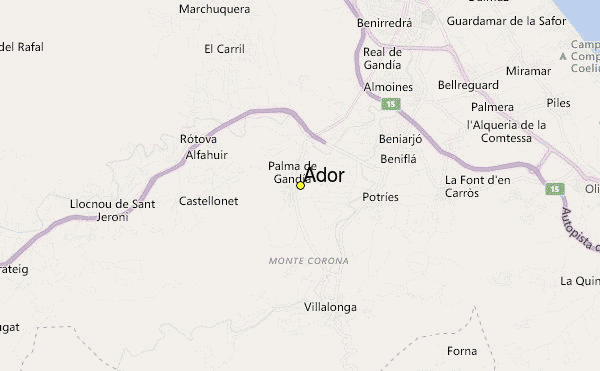 Enregistrement de la Station Météo Ador - Hstorique météo pour Ador, Spain