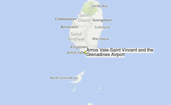 Arnos Vale/Saint Vincent and the Grenadines Airport Weather Station ...