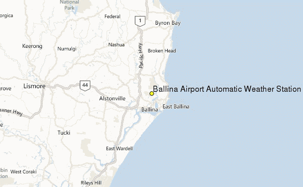 Ballina Airport Automatic Weather Station Weather Station Record ...
