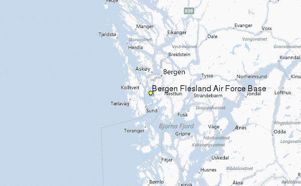 Bergen Flesland Air Force Base Weather Station Record - Historical ...