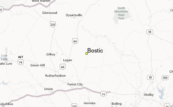 Bostic Weather Station Record - Historical weather for Bostic, North ...