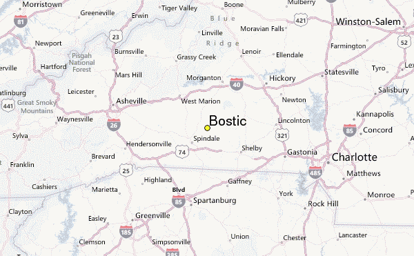 Bostic Weather Station Record - Historical weather for Bostic, North ...