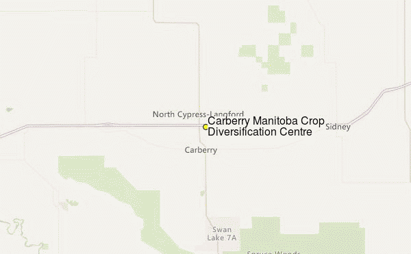 Carberry Manitoba Crop Diversification Centre Weather Station Record ...