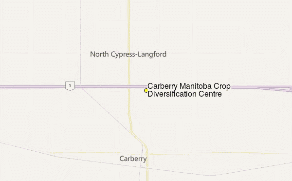 Carberry Manitoba Crop Diversification Centre Weather Station Record ...