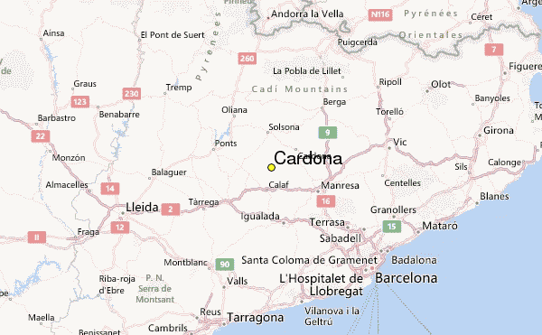 Cardona Weather Station Record - Historical weather for Cardona, Spain