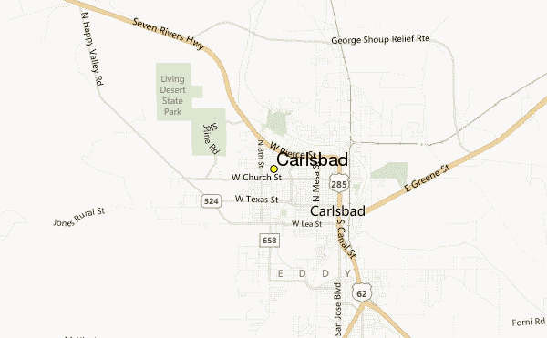 Carlsbad気象台データ記録 - Carlsbad 、New Mexico の過去の天気