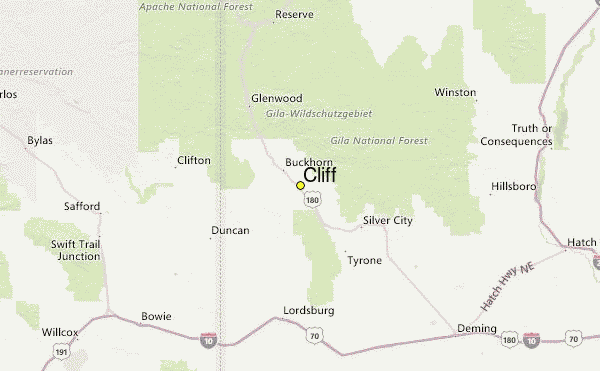Cliff Weather Station Record - Historical weather for Cliff, New Mexico
