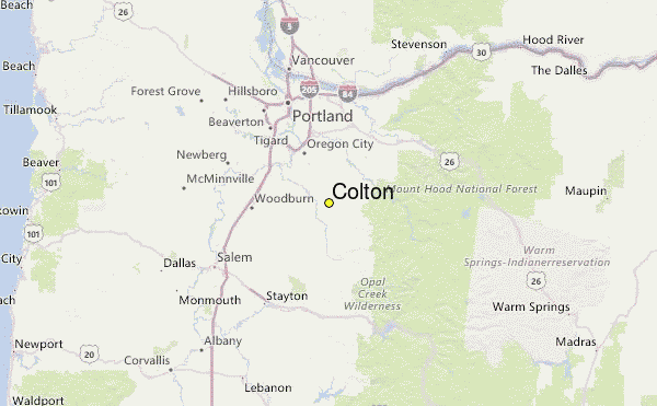 Colton気象台データ記録 - Colton 、Oregon の過去の天気