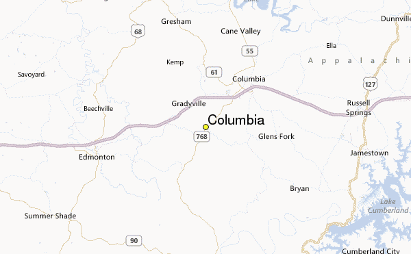 Columbia Weather Station Record - Historical weather for Columbia, Kentucky