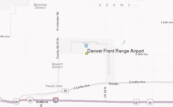 Denver Front Range Airport Weather Station Record - Historical weather ...