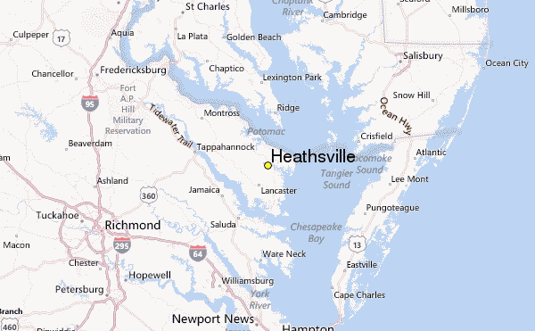 Registro de la estación meteorológica Heathsville - Histórico del ...