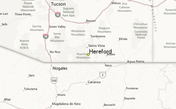 Hereford Weather Station Record - Historical weather for Hereford, Arizona
