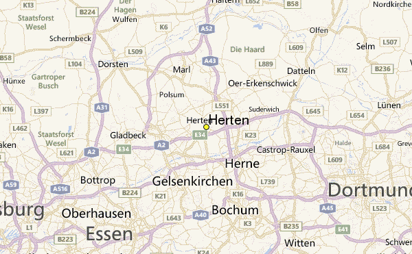 Wo Liegt Herten? Karte, Lageplan – DOAMY