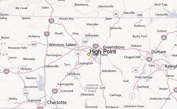 High Point Weather Station Record - Historical weather for High Point ...