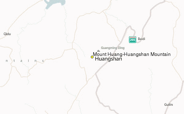 Mount Huang/Huangshan Mountain ( 黄山) Weather Station Record ...