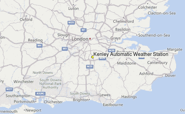 Kenley Automatic Weather Station Weather Station Record - Historical ...