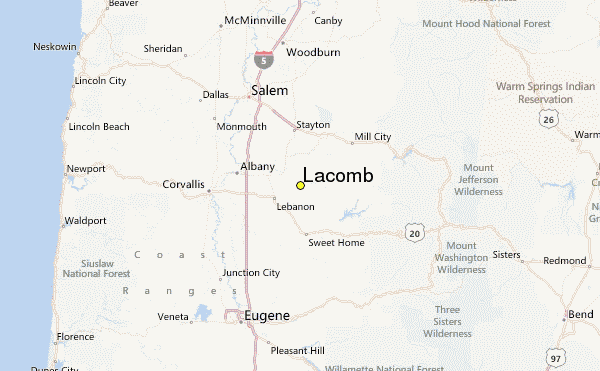 Lacomb Weather Station Record - Historical weather for Lacomb, Oregon