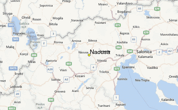 Registro de la estación meteorológica Naousa - Histórico del tiempo ...