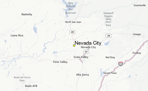 Nevada City気象台データ記録 - Nevada City 、California の過去の天気