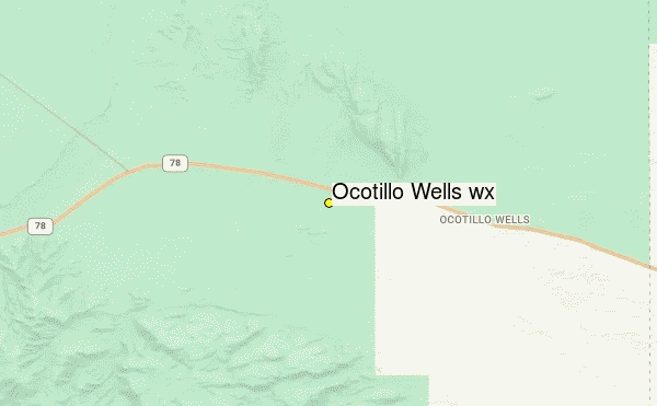 Enregistrement de la Station Météo Ocotillo Wells wx - Hstorique météo ...