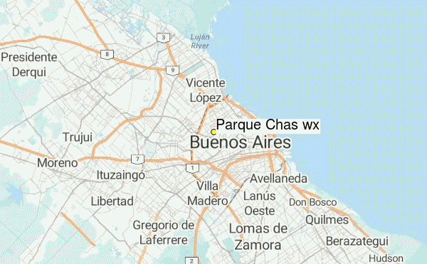 Registro de la estación meteorológica Parque Chas wx - Histórico del ...