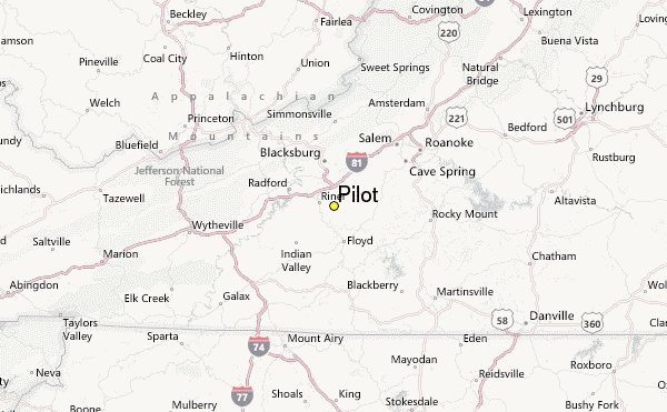 Pilot Weather Station Record - Historical weather for Pilot, Virginia