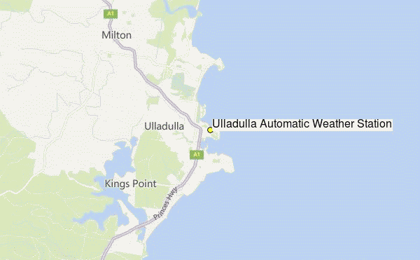 Ulladulla Automatic Weather Station Weather Station Record - Historical ...