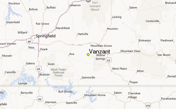 Vanzant Weather Station Record - Historical weather for Vanzant, Missouri