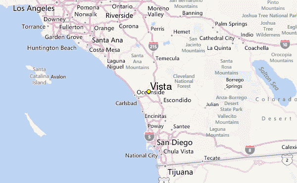 Vista Weather Station Record - Historical weather for Vista, California