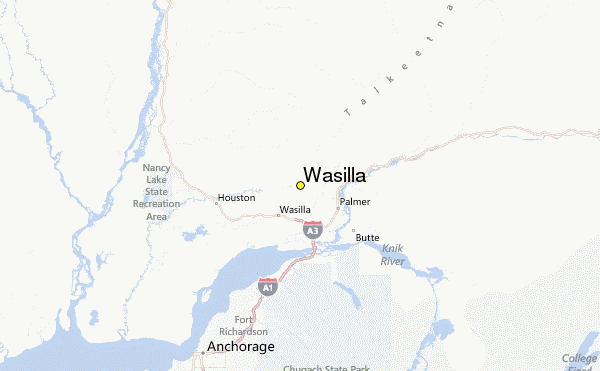 Wasilla Alaska Map